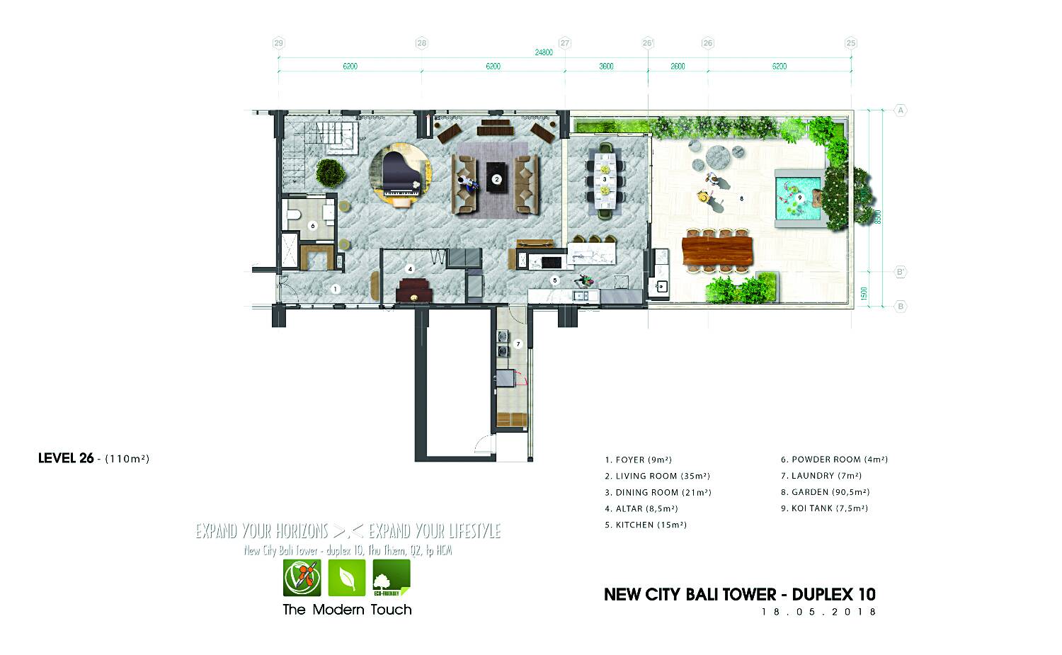 Duplex 10: Căn hộ cao cấp mang đậm dấu ấn cá nhân | The Modern Touch