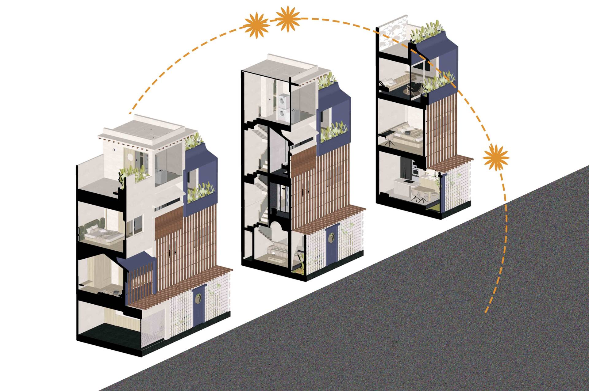 Kinoko Project: Nhà phổ thông cho gia đình trẻ trong thành phố | Da Vàng Studio
