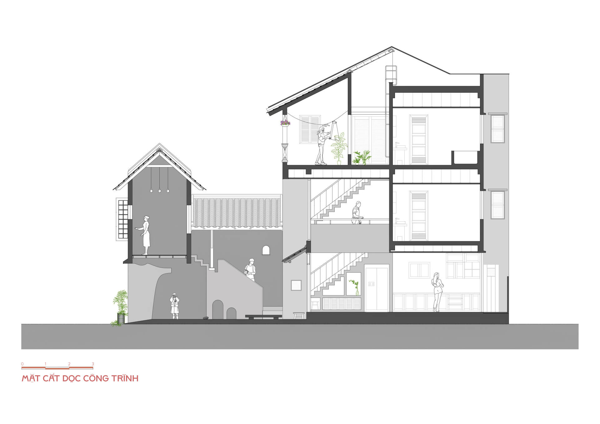 Nhà Vân Kiều - Ngôi nhà với lối kiến trúc phố cổ Thành Nam | Adrei Studio