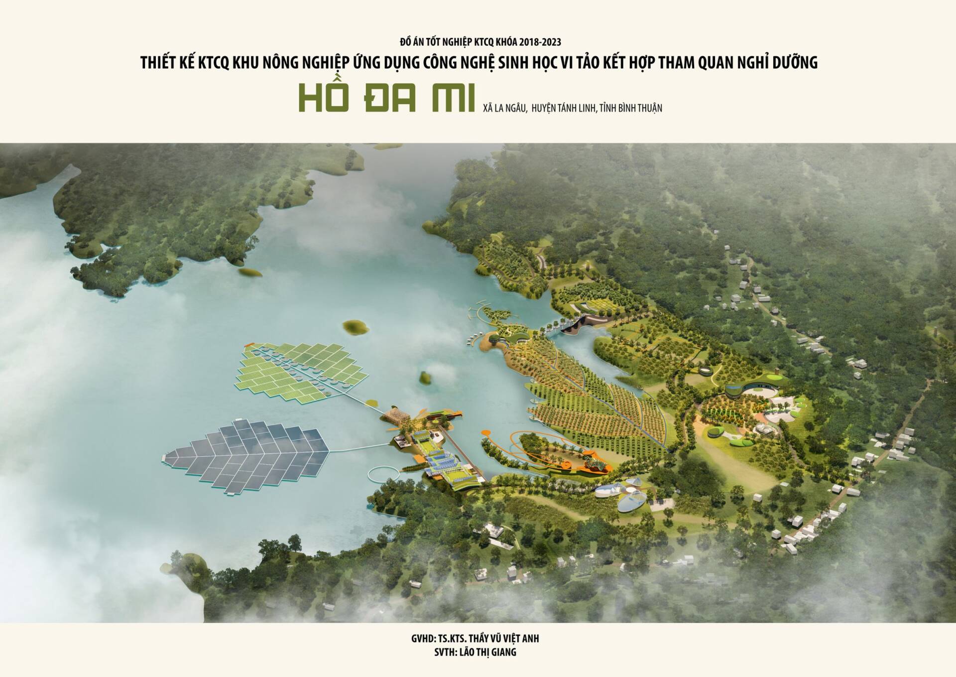 Đồ án Thiết kế KTCQ khu công nghiệp ứng dụng công nghệ sinh học vi tảo ...