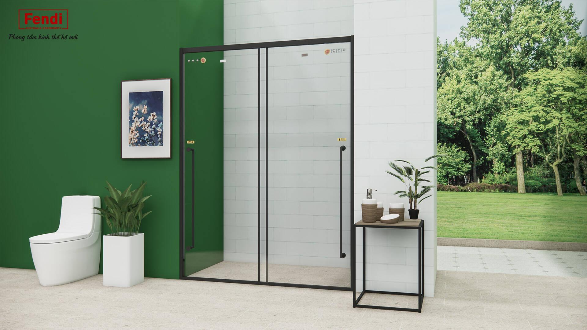 Bộ Phòng tắm kính FMSP - 2X2