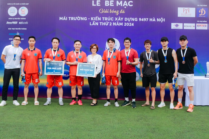 Giải Cúp Mái Trường KTXD 9497 2024: Bế mạc thành công và khép lại mùa ...