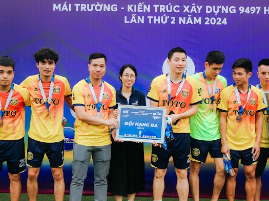 Giải Cúp Mái Trường KTXD 9497 2024: Bế mạc thành công và khép lại mùa ...