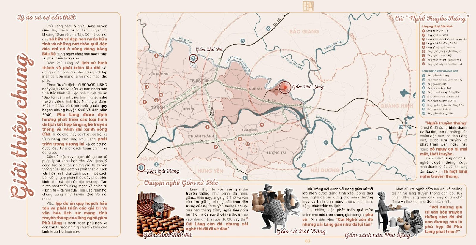 “Gốm trong Làng” - Quy hoạch bảo tồn và phát huy giá trị văn hóa truyền thống Làng nghề gốm Phù ...