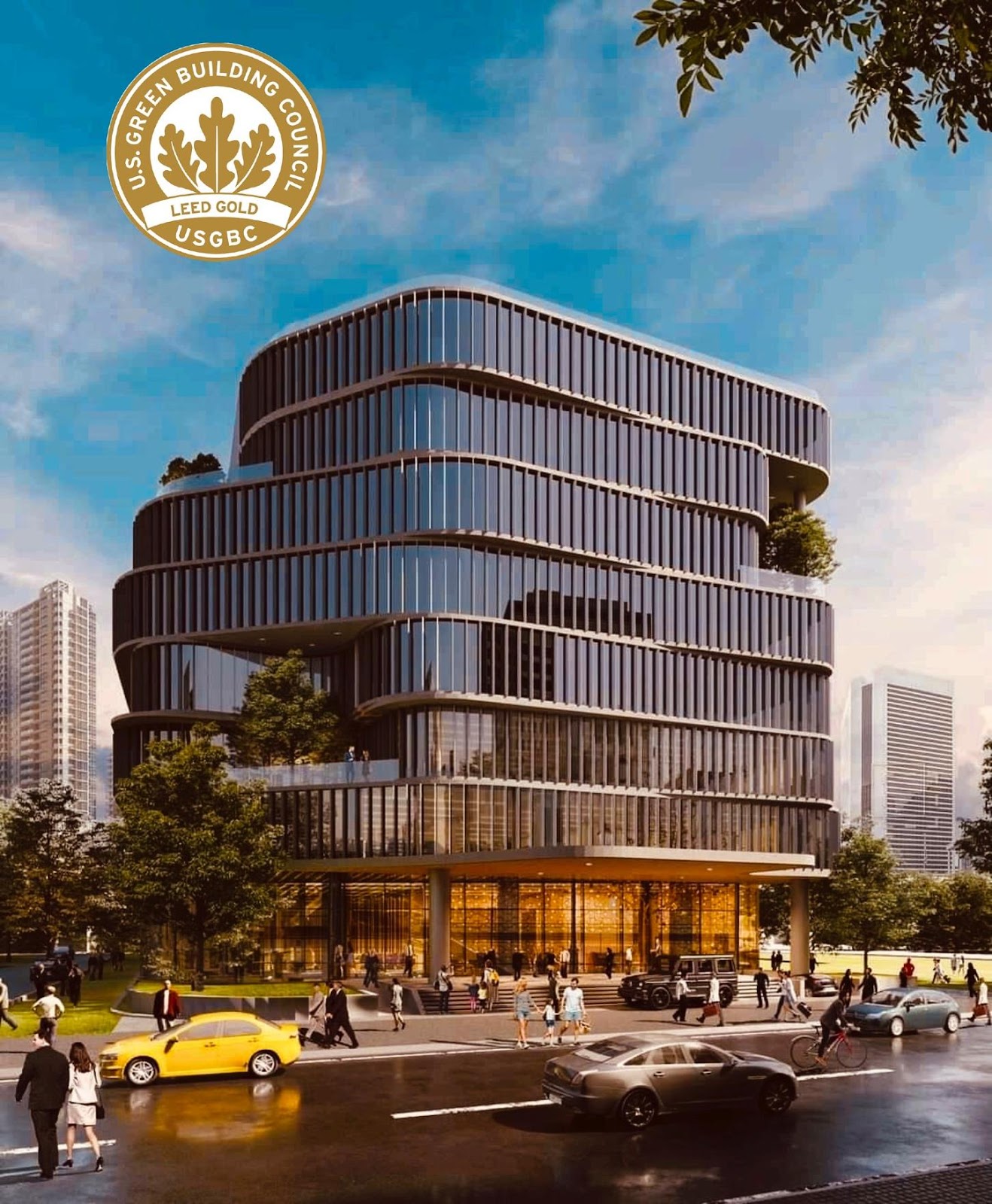 Grand Terra Building – Toà nhà văn phòng hạng A đạt chứng chỉ LEED GOLD ...