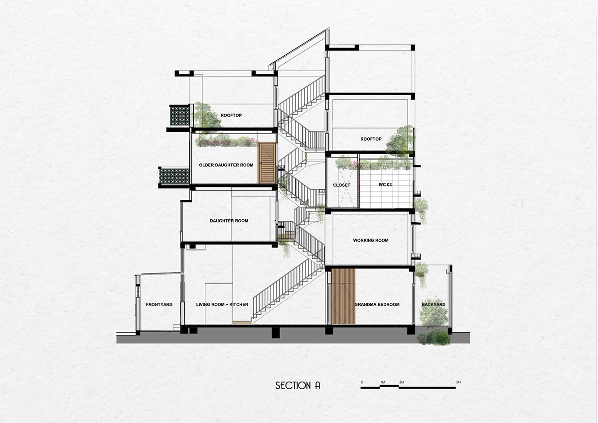 TT HOUSE - Nhà phố với không gian “mở” và “thoáng” | Kaa Architects