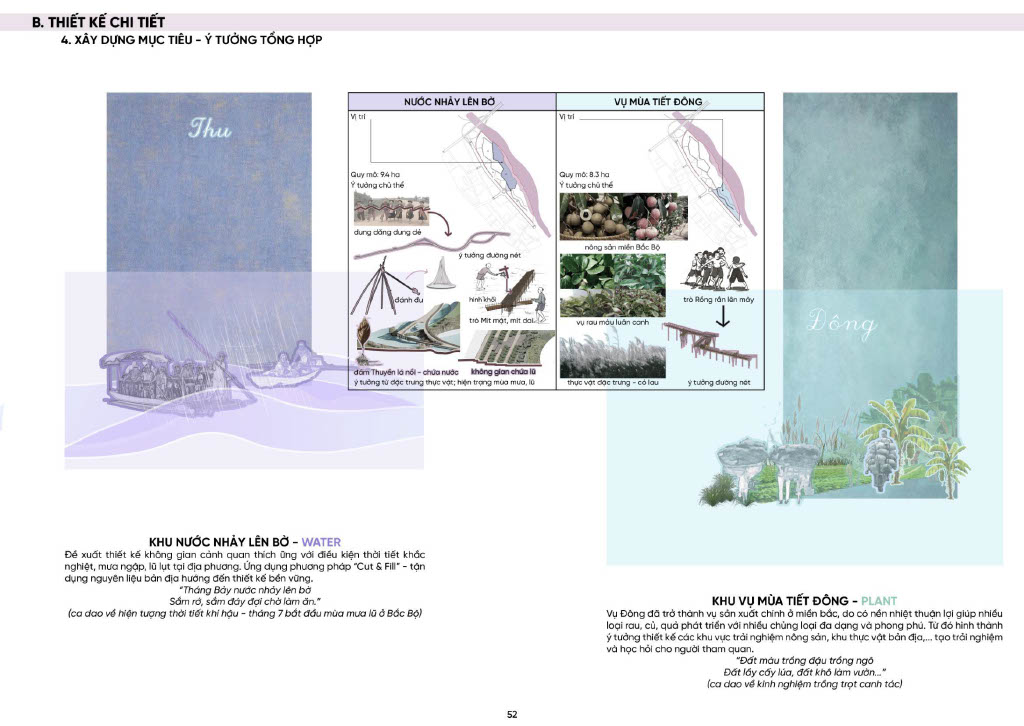Thiết kế kiến trúc cảnh quan công viên văn hóa sinh thái phân khu sông ...