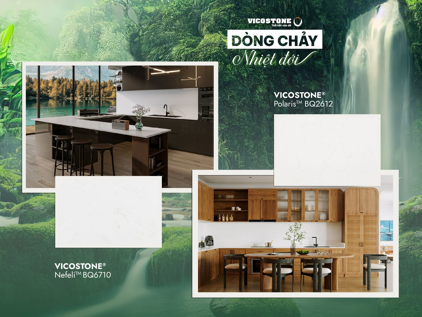 Đá VICOSTONE® ra mắt bộ sưu tập mới “Dòng chảy nhiệt đới”