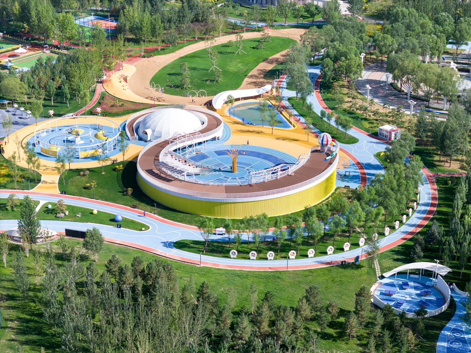 Công viên Thể thao Thông minh Ordos: Dự án cải tạo lấy cảm hứng từ cảnh ...