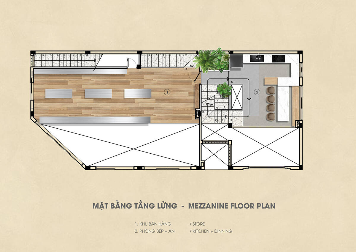 A2 House - Nhà phố vận dụng giải pháp “nếp gấp” để điều tiết nắng Hướng ...