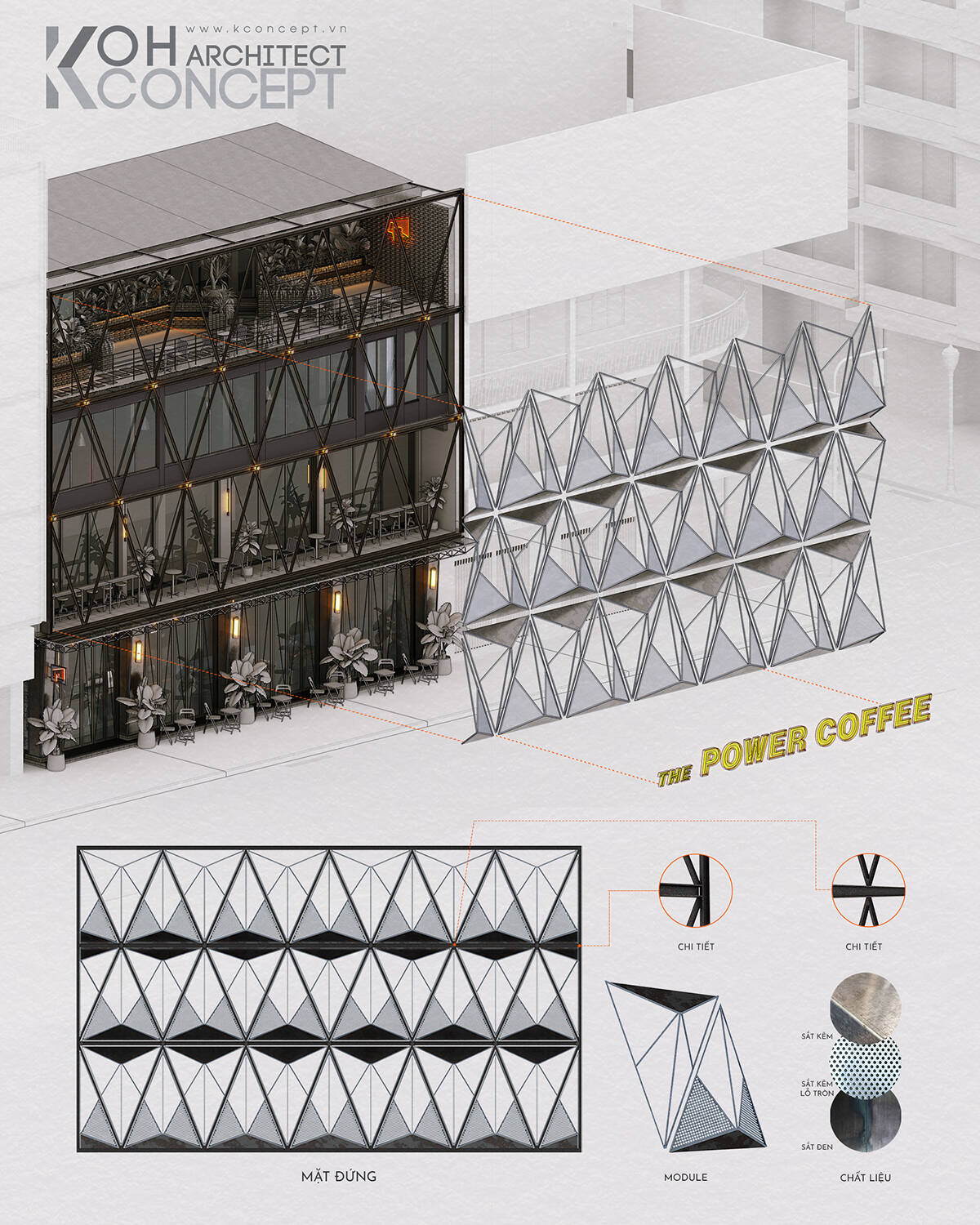 The Power Coffee: Kiến trúc đột phá cho thương hiệu cà phê tại Đà Nẵng ...