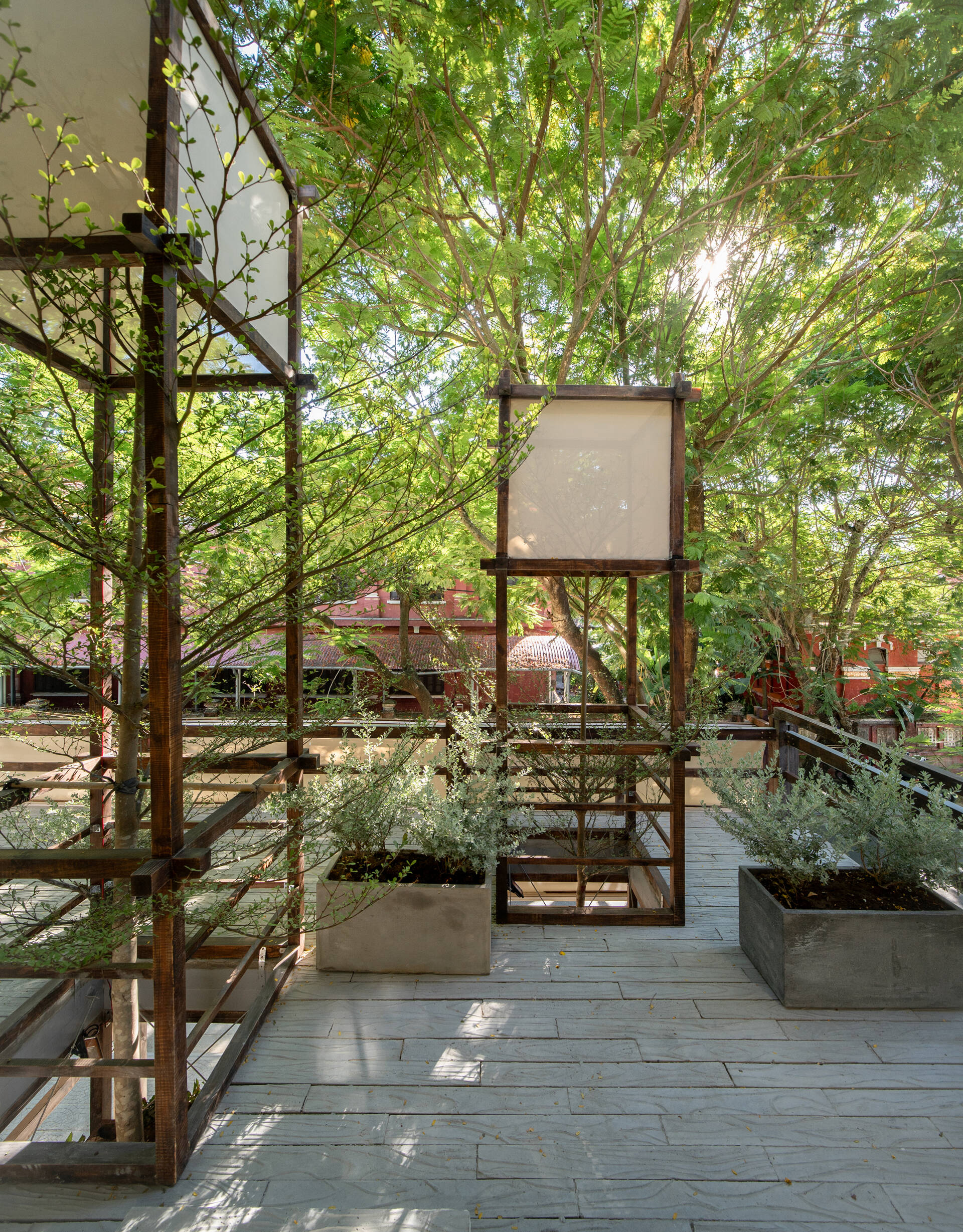 Laph Cafe - Quán cafe cóc độc đáo với vườn treo lơ lửng | 3f Concept