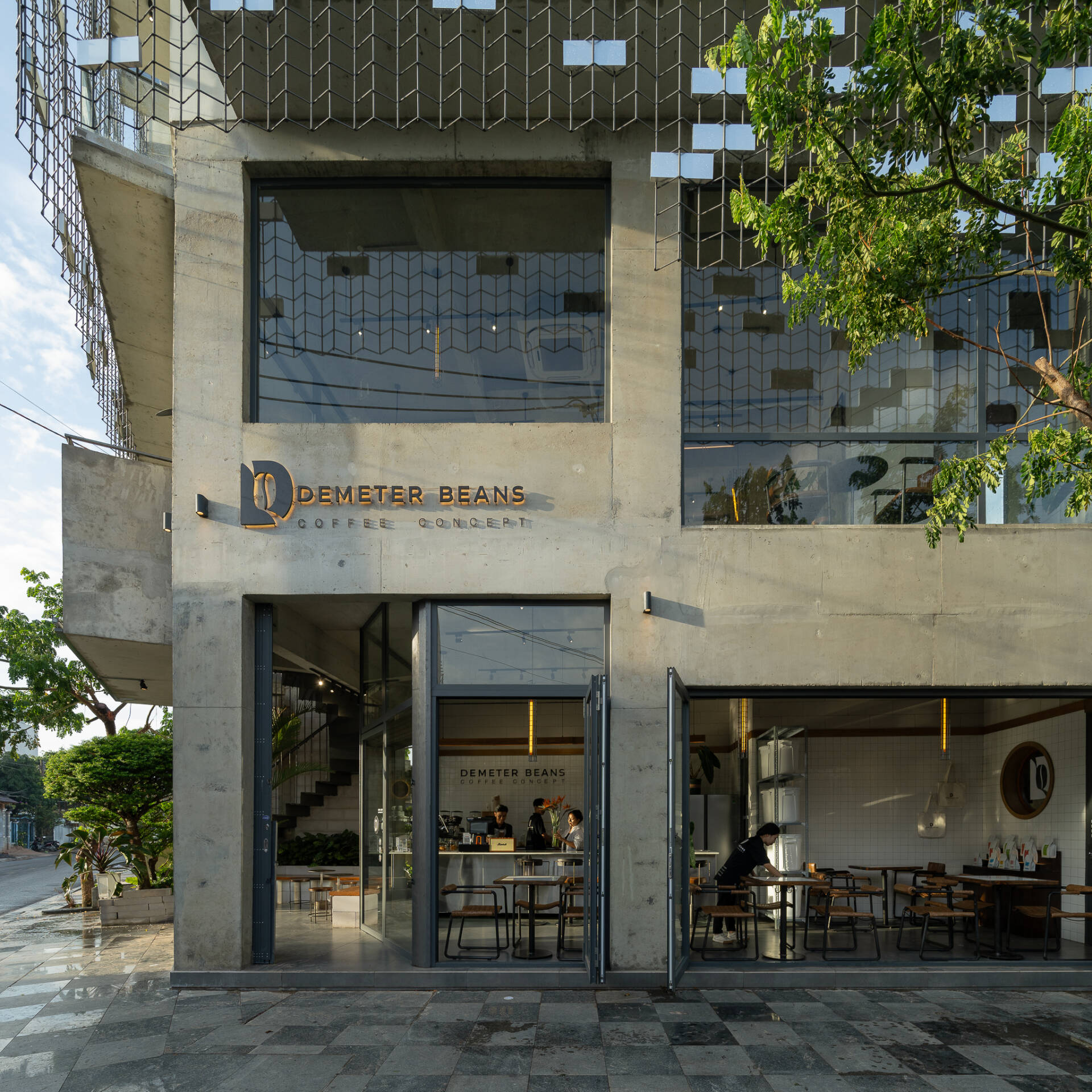 Demeter Beans II và Căn hộ D: Sự kết hợp của quán cà phê và căn hộ ...