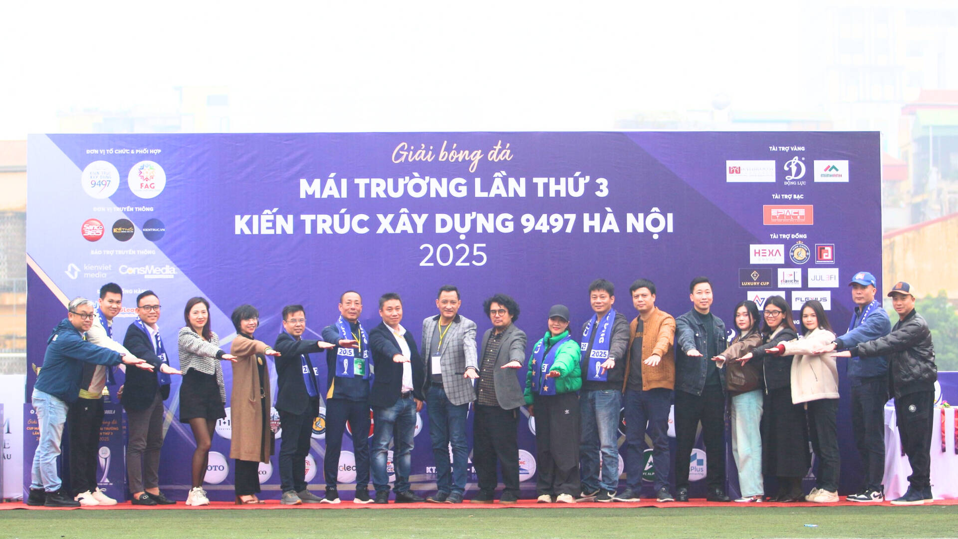 Giải bóng đá Cúp Mái Trường KTXD 9497 Hà Nội lần thứ 3 chính thức khởi ...