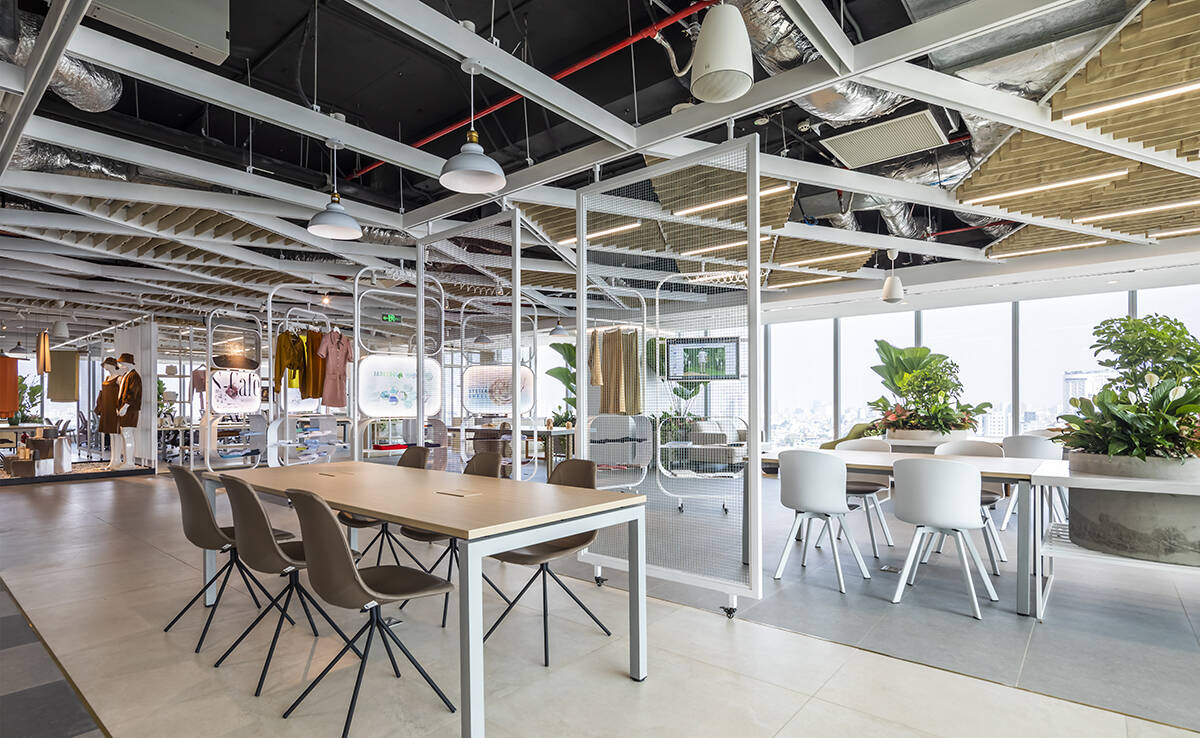 GLab by Faslink - Không gian mở 3 mặt kính ấn tượng kết nối cộng đồng công nghiệp dệt may ...