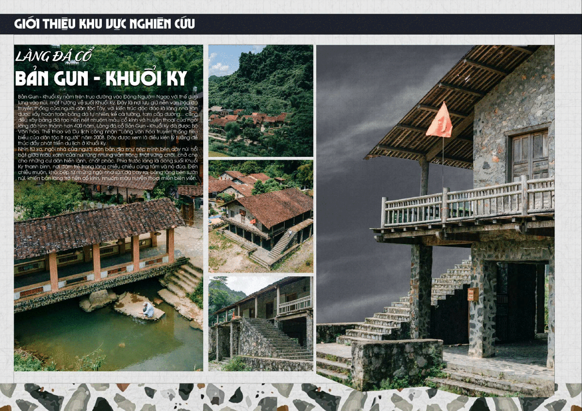 Quy hoạch thiết kế kiến trúc cảnh quan làng đá cổ Bản Gun – Khuổi Ky