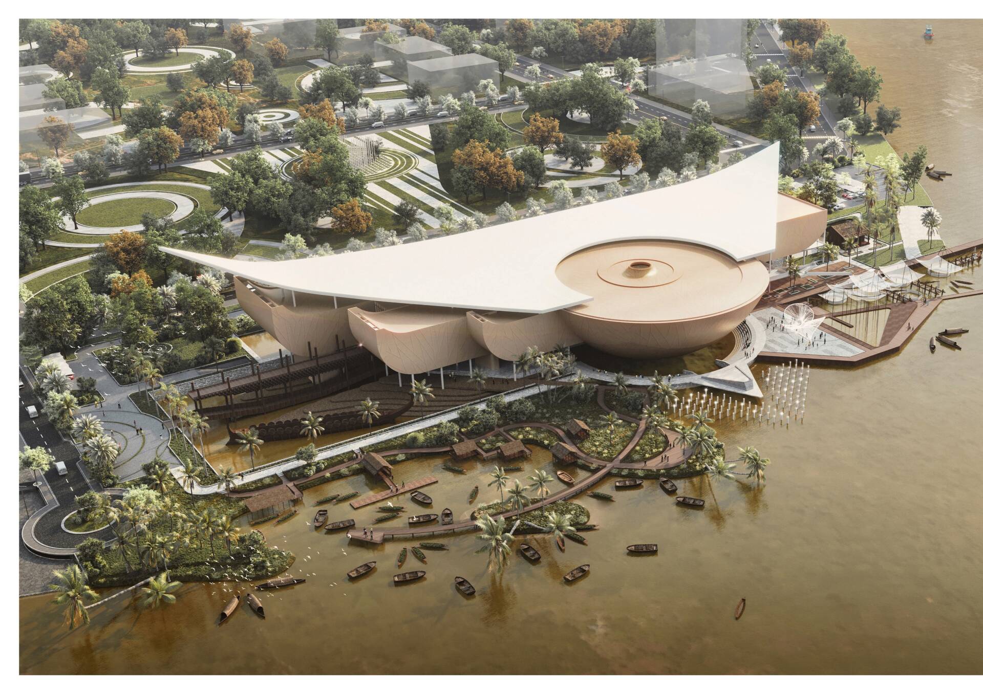 Đồ án sinh viên tiêu biểu: Bảo tàng văn hóa sông nước đồng bằng sông ...