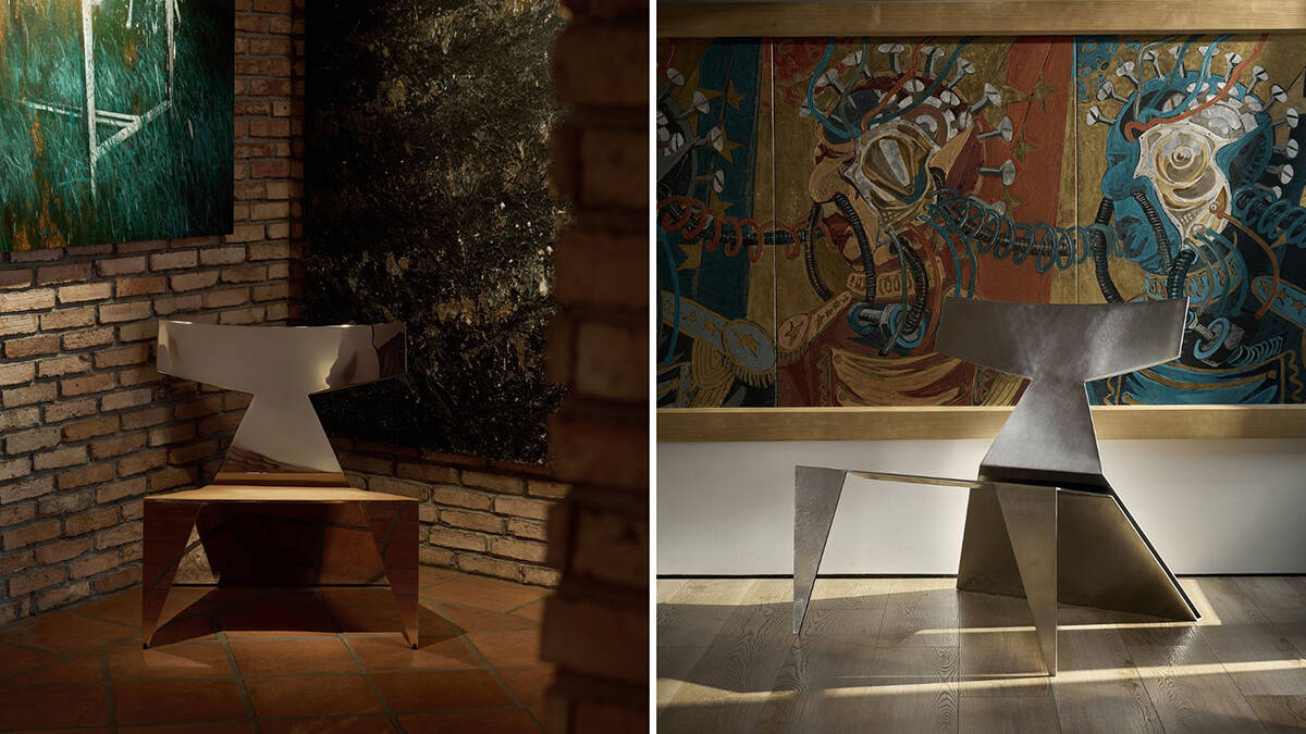 TRÂU armchair - Bản giao hưởng giữa kim loại và ánh sáng | HO studio