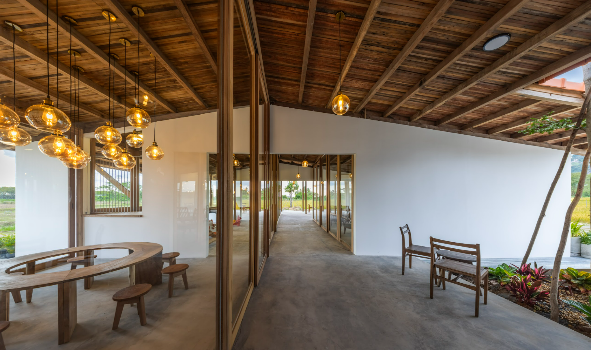 Hương Lúa Café: Bản giao hưởng giữa kiến trúc mở và cảnh quan nông ...