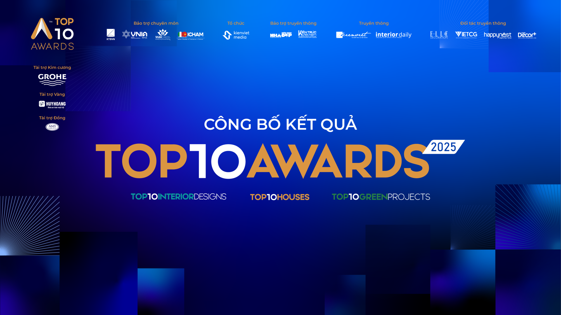 Top 10 Awards 2025: Công bố 30 công trình xuất sắc nhất từ 363 đồ án dự ...