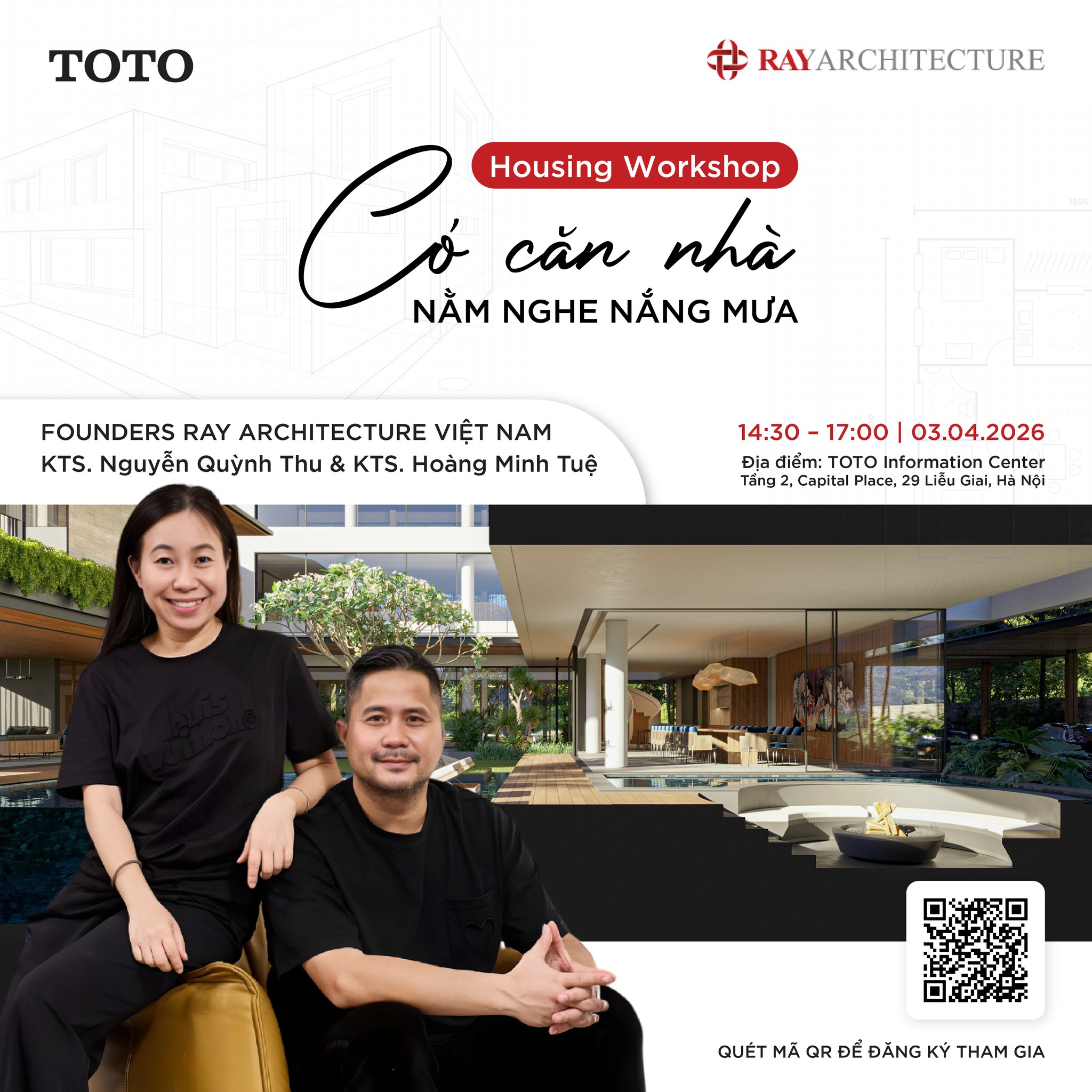 Hội thảo "Có căn nhà nằm nghe nắng mưa" - TOTO Việt Nam kết hợp cùng ...